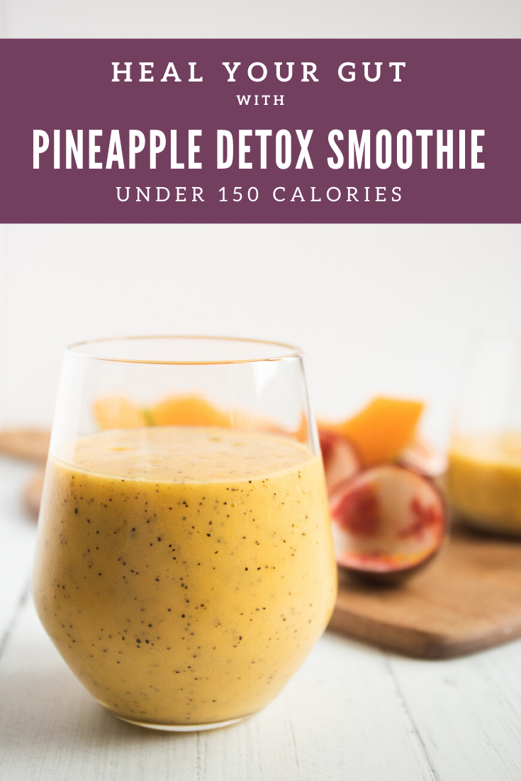 Pineapple Detox Smoothie Recipe - Spoonful of Kindness